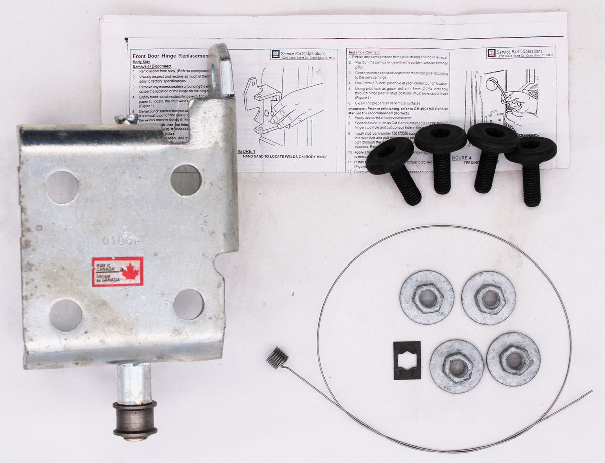 GM Hinge Kit Part Number - 19354136 – Kiwi Sports, LLC