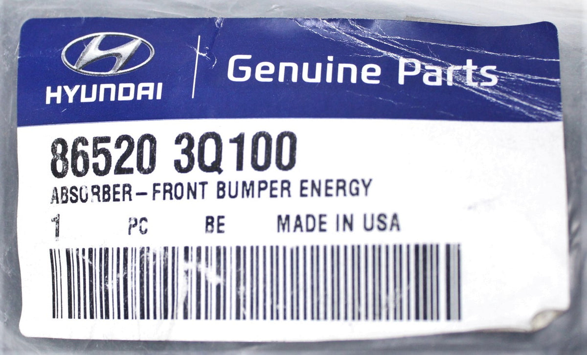 Genuine Hyundai Front Bumper Energy Absorber Part Number - 86520-3Q100 ...
