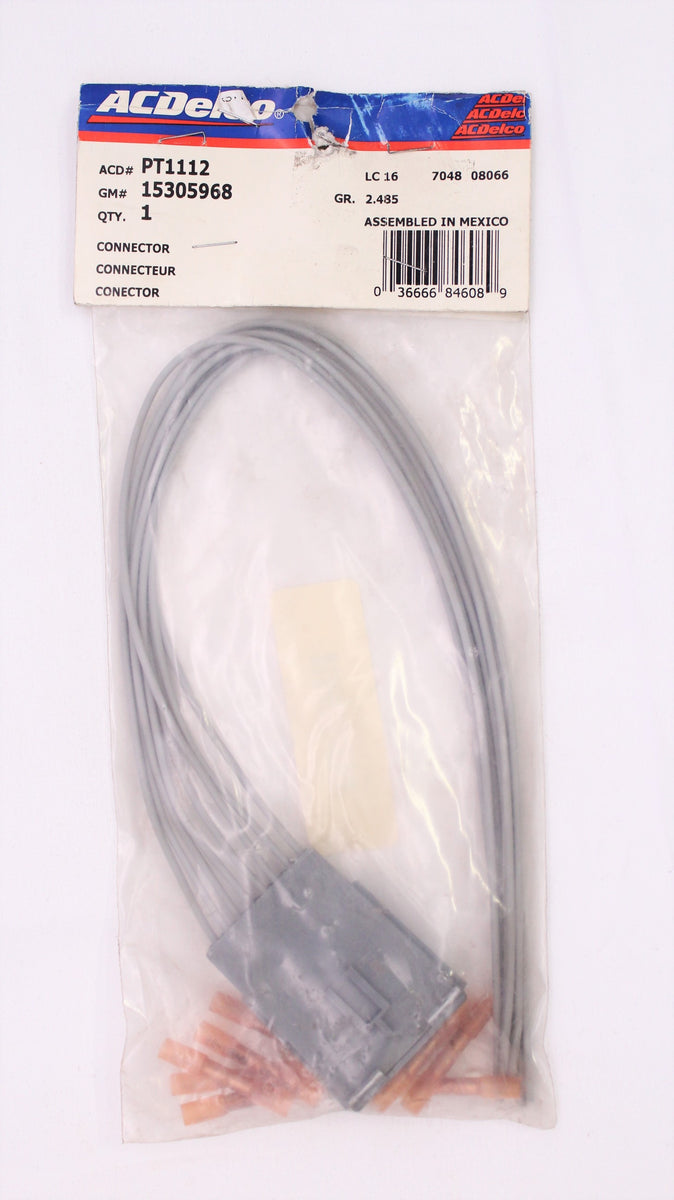 Genuine AC Delco Wire Connector With Leads Part Number - 15305968 ...