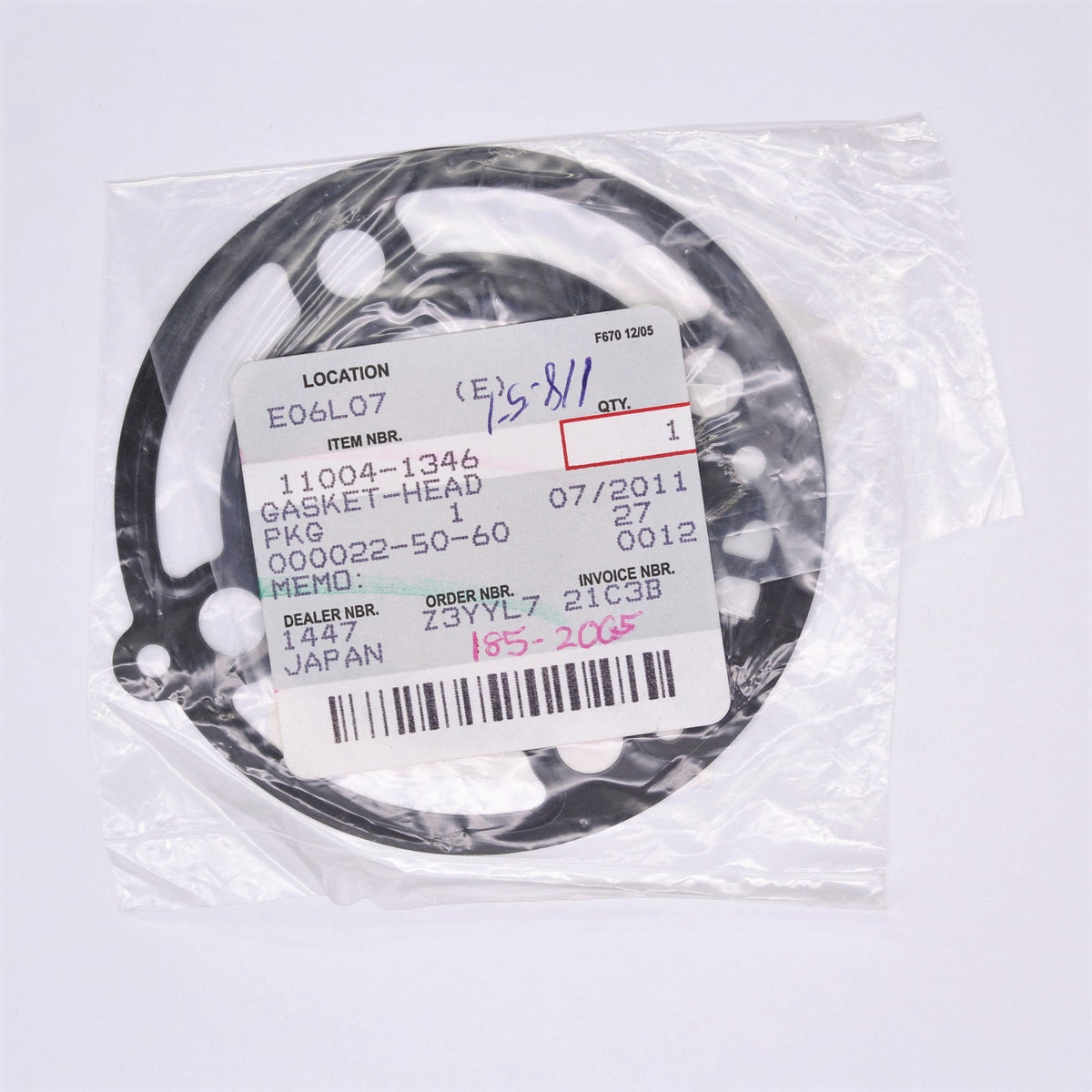 Head Gasket Part Number - 11004-1346 For Kawasaki – Kiwi Sports, LLC