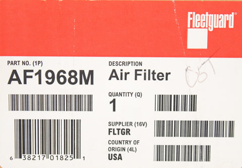 Fleetguard Air filter PN AF1968M – Kiwi Sports, LLC