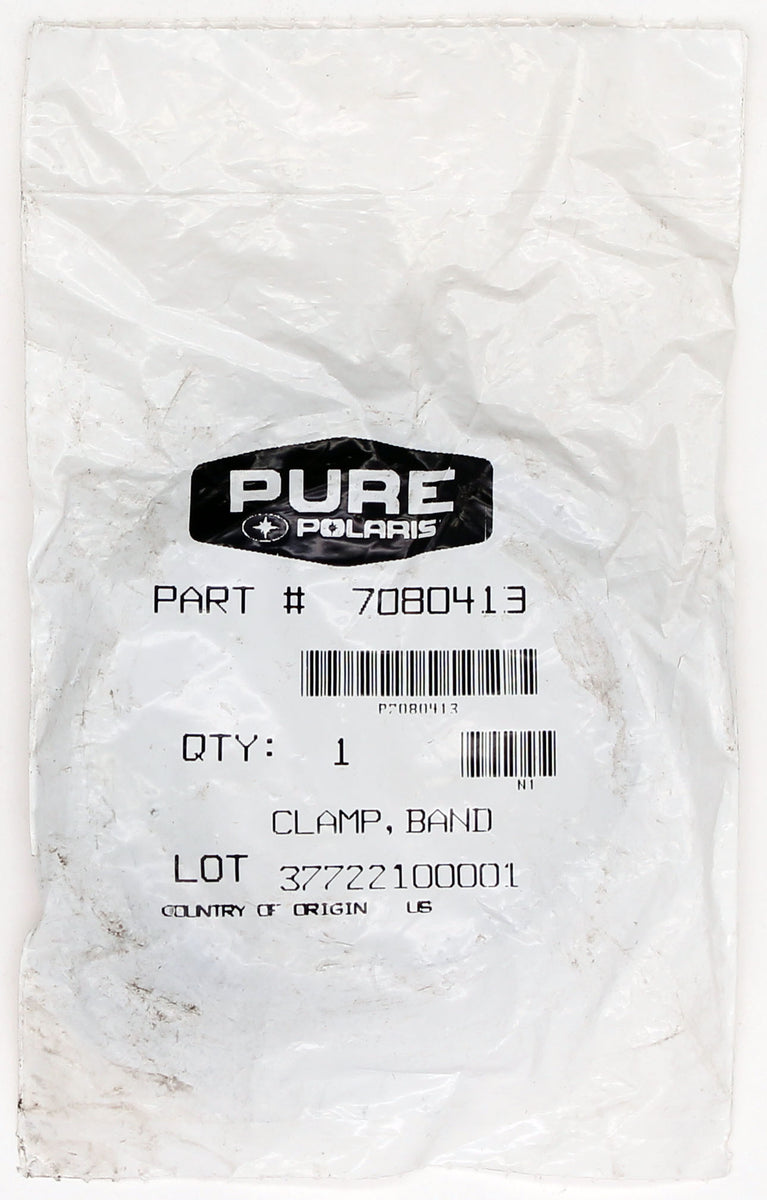 POLARIS PURE OEM NOS ATV INTAKE NARROW BAND CLAMPS QTY (2) 7080413 ...